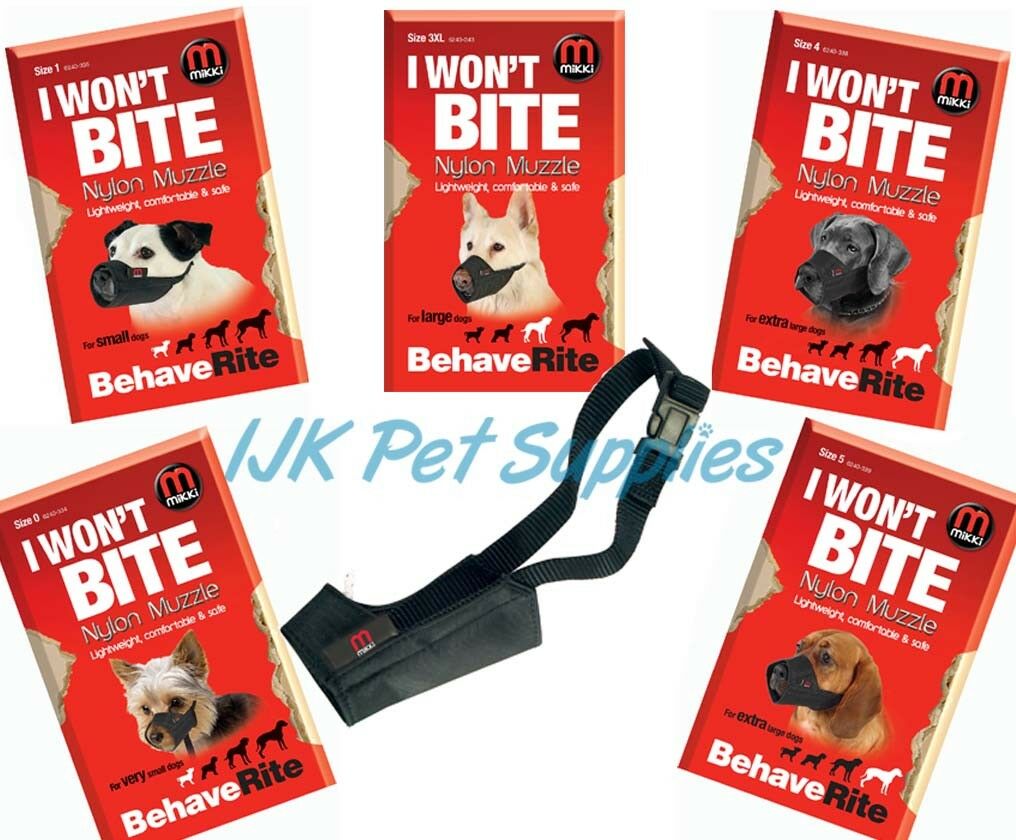 Large Breed Dog Muzzles Mikki Soft Nylon Dog Muzzle - Training Muzzle ...